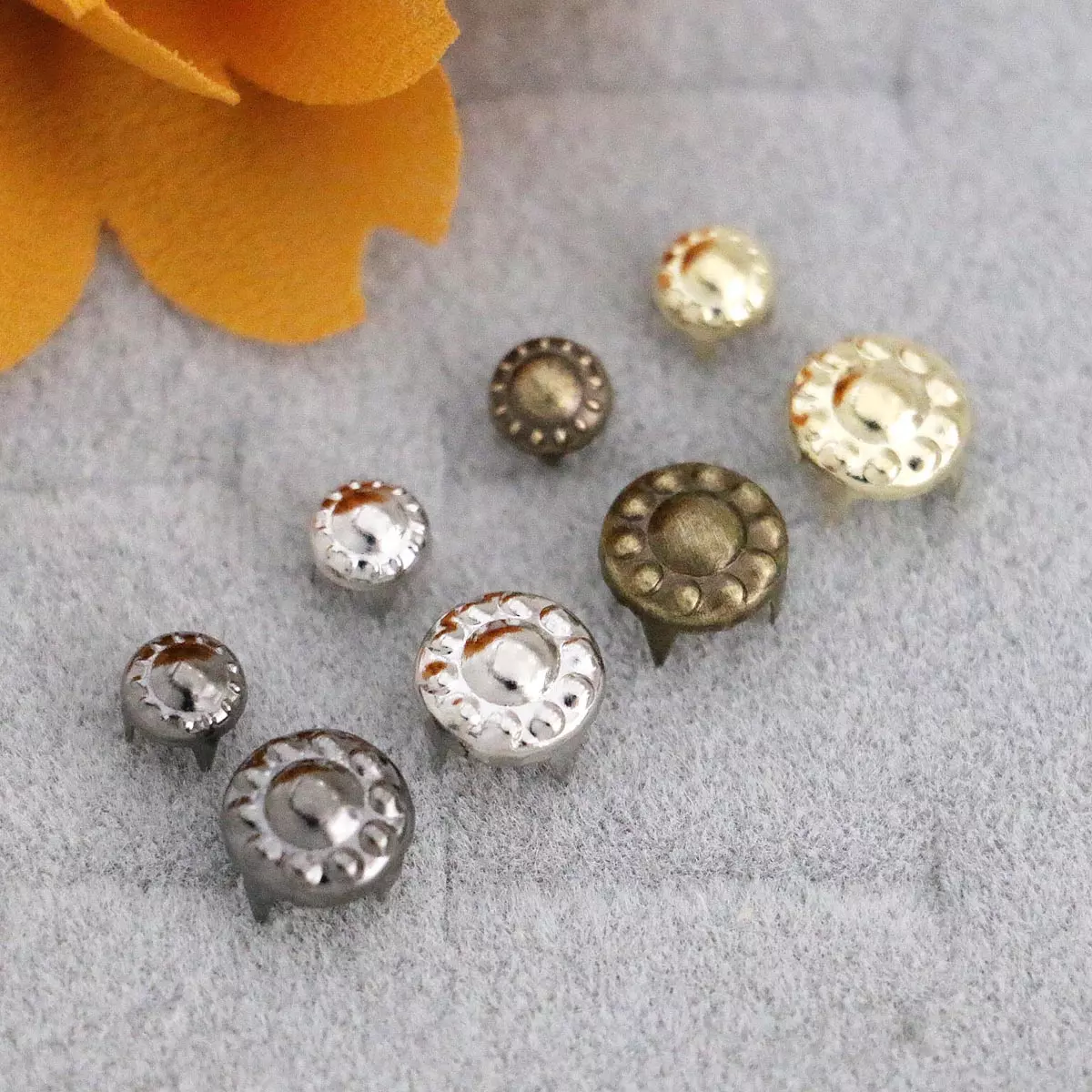 Prong Rivets Floral | Grommets Depot