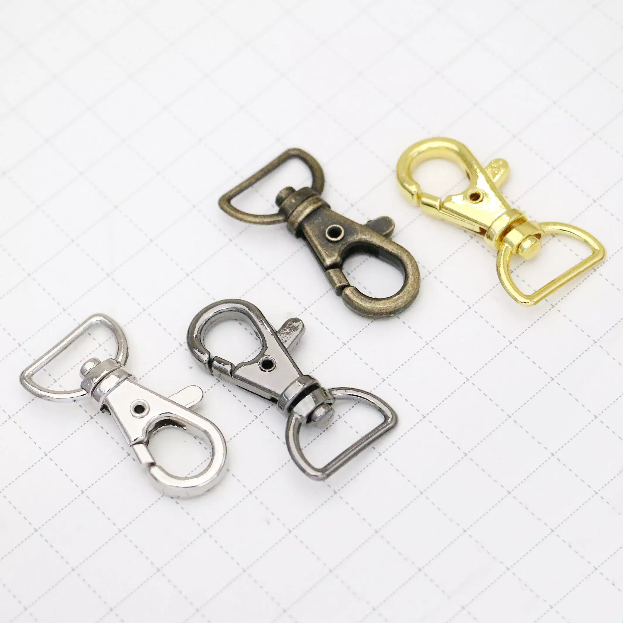 Metal Swivel Snap Hook Lobster Claw Clasps